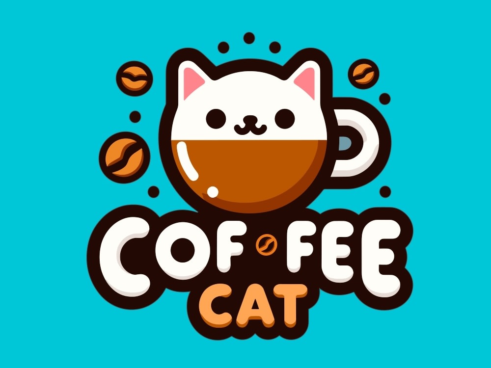 Minimal design modern mascot logo, cartoon logo, cartoon character logo ...