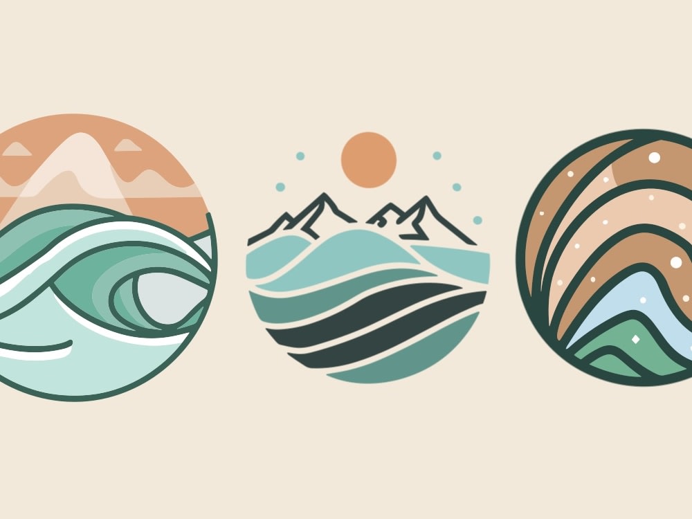 Minimal design modern mascot logo, cartoon logo, cartoon character logo ...