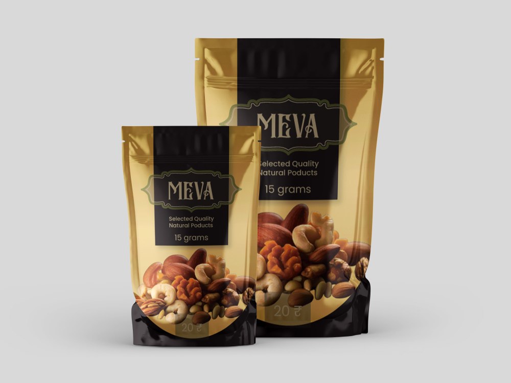 Custom stand-up pouch and label design | Upwork