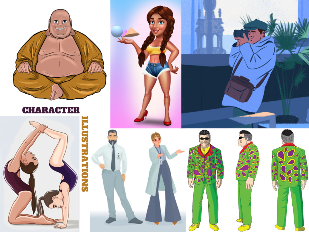 A Unique 2D Character Illustration | Concept Art | Digital Art | Upwork