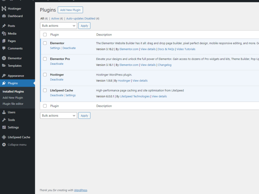 Wordpress installed and activate official license Elementor Pro | Upwork