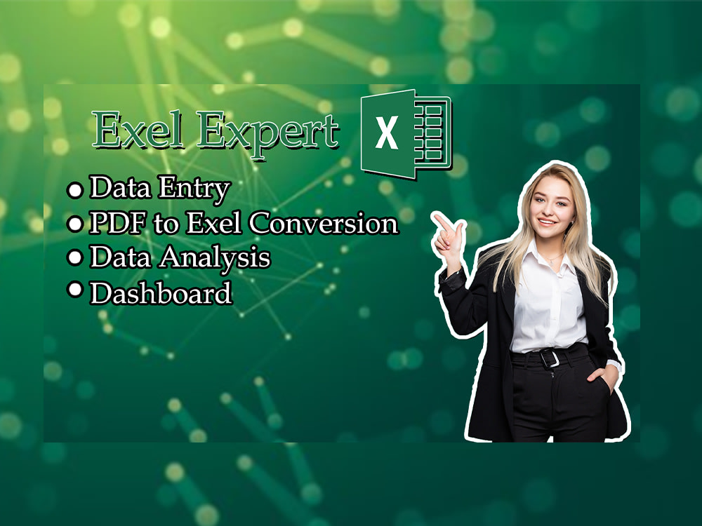 Excel data entry, pdf to excel conversion, copy paste. | Upwork