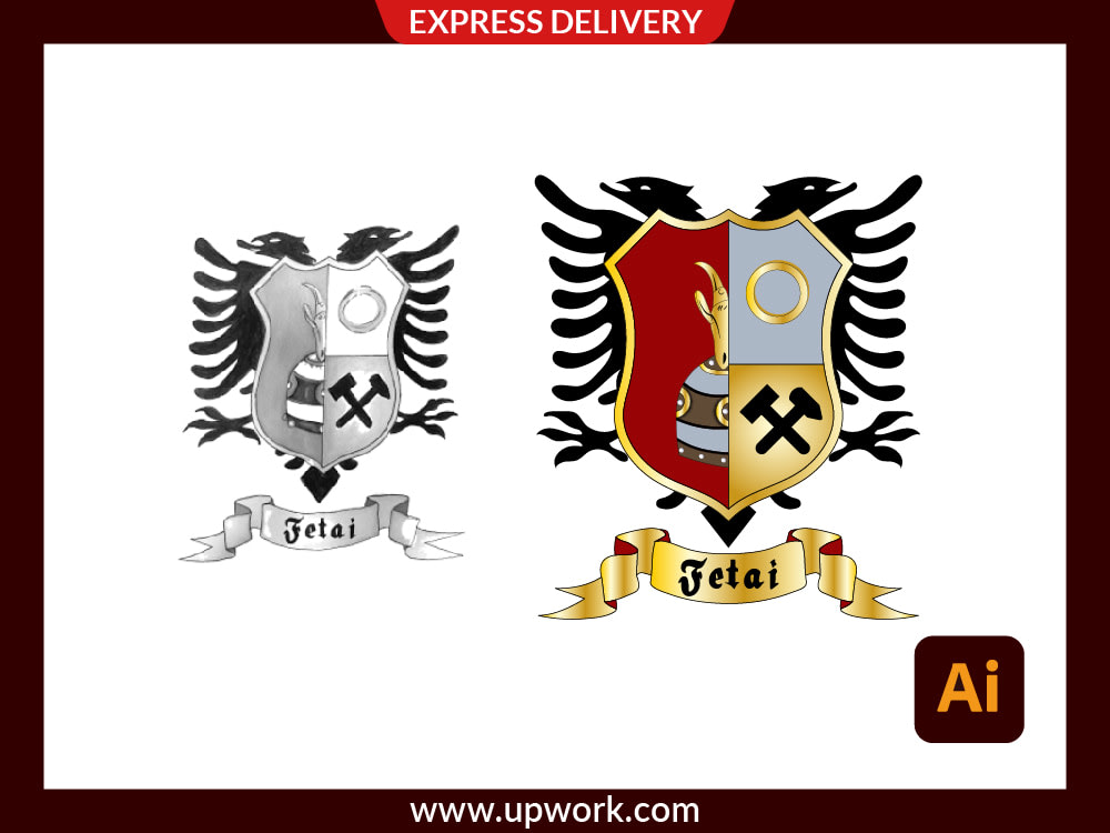 Vector conversion on Adobe Illustrator expertly Ai EPS file | Upwork