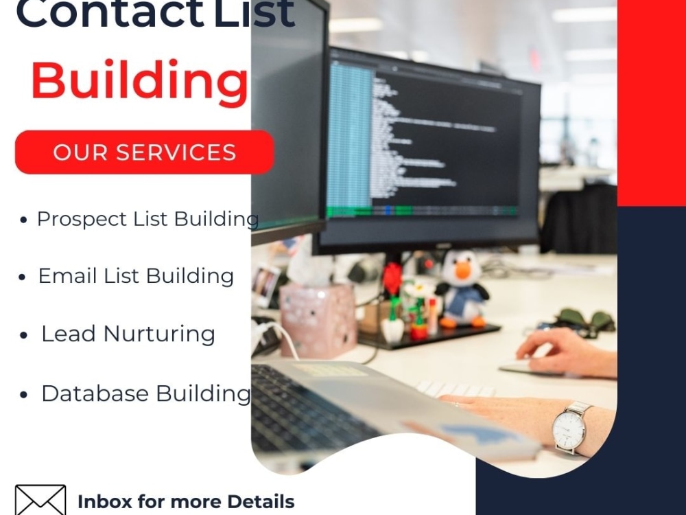 Contact List Building/Email List Building/ Lead Nurturing/Database Building | Upwork