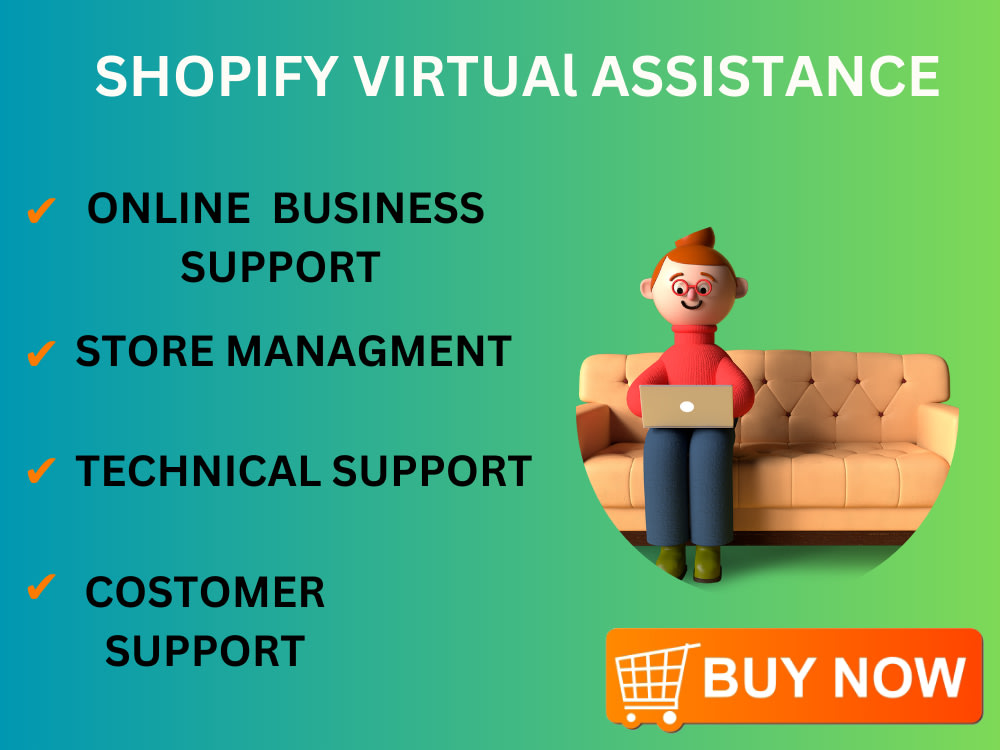 Shopify Virtual Assistance Store Management Technical & Customer ...