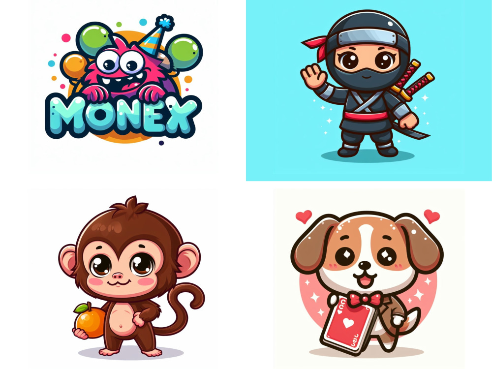 A cute cartoon character design | Upwork