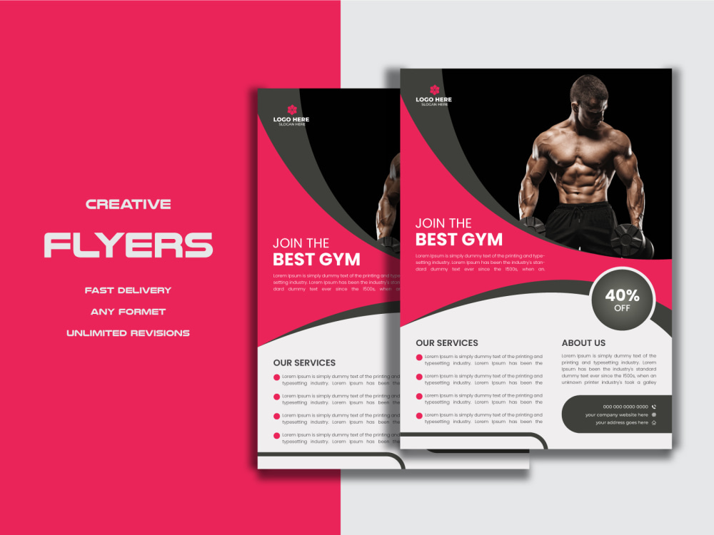 Creative, professional, corporate, event flyer, poster, and leaflet ...