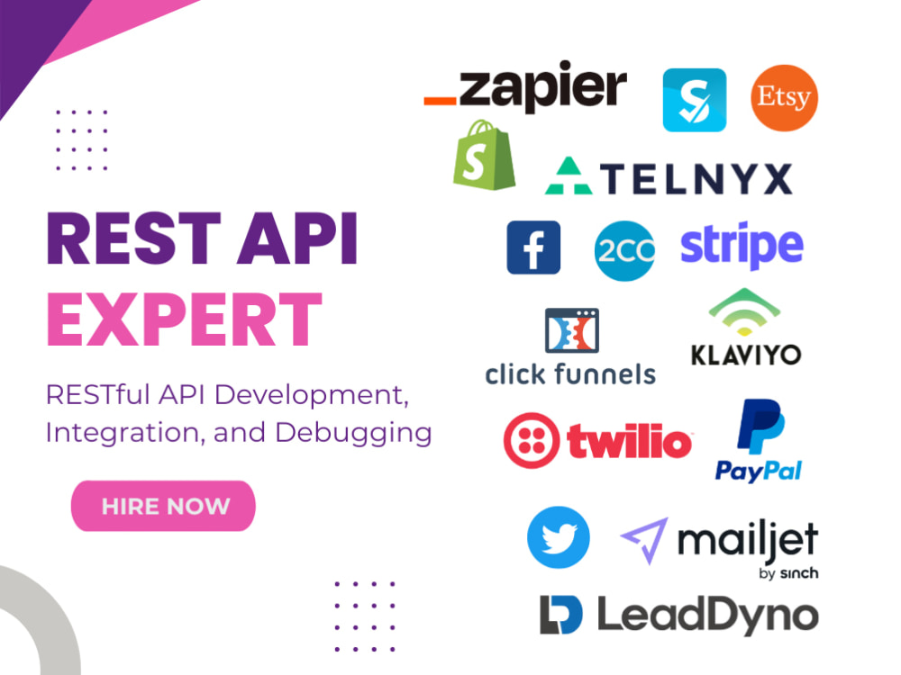 RESTful API Development, Integration, and Debugging | Upwork