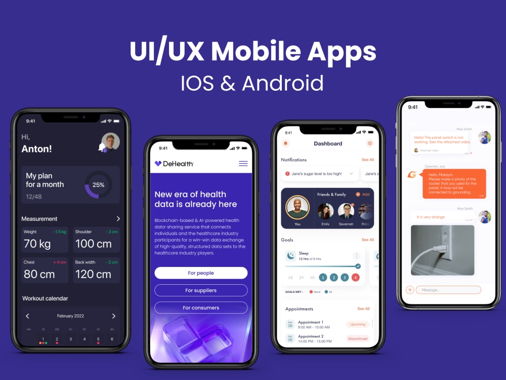 A modern design for mobile app | Upwork
