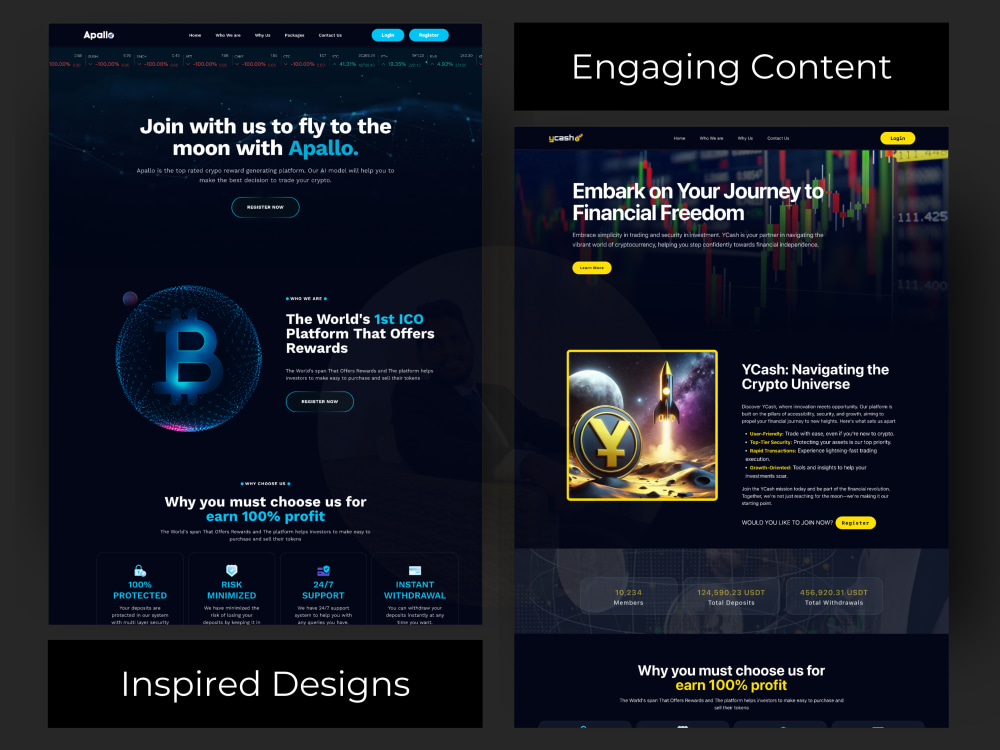A landing page In 3 days. (NextJs SSR + TailwindCSS website development) | Upwork