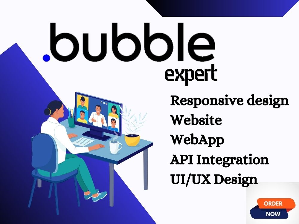 A bubble no code web app mvp website in bubble.io | Upwork