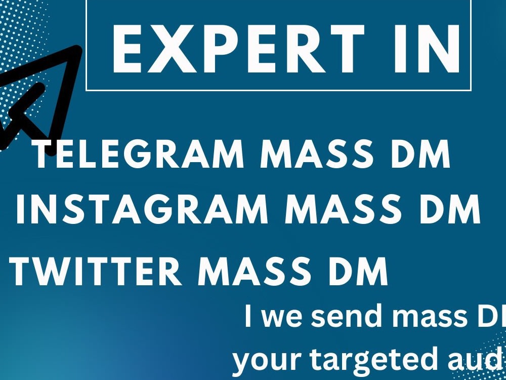 Organic Telegram mass dm, mass dm, telegram mass dm | Upwork