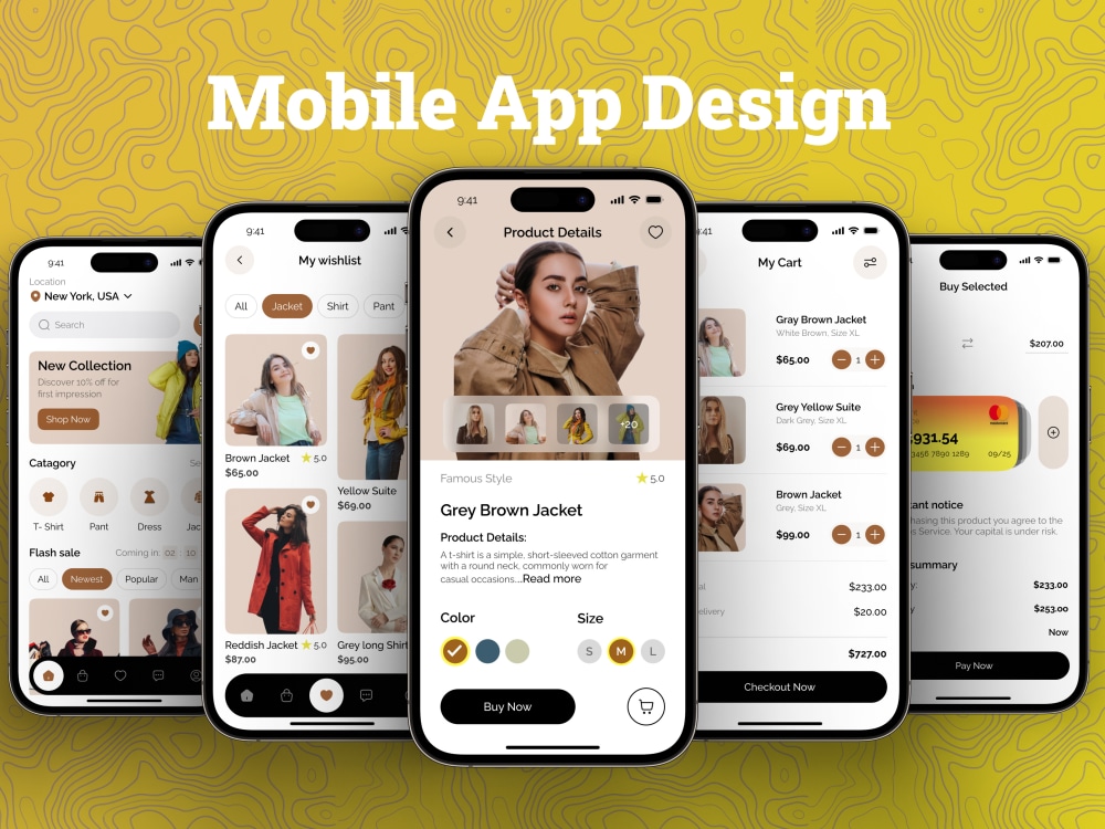 Modern and user friendly UI UX mobile app and website design with Figma ...