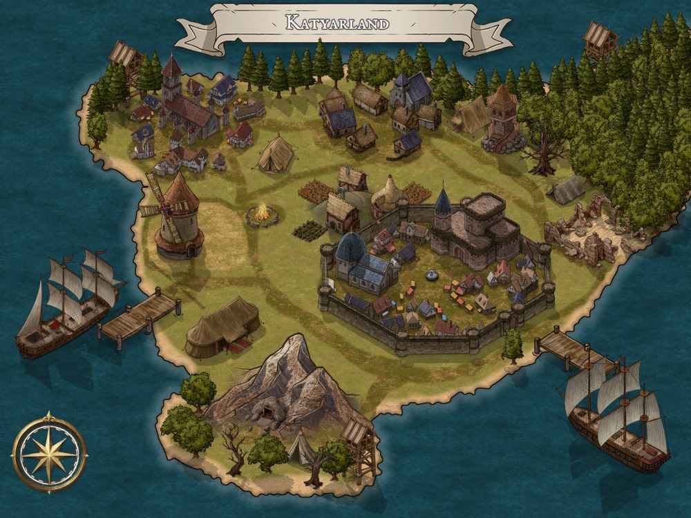 Fantasy, retro and vintage maps for board games | Upwork