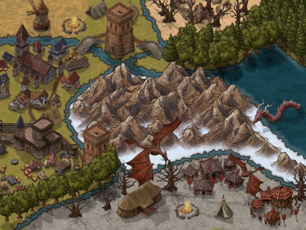 Fantasy, retro and vintage maps for board games | Upwork
