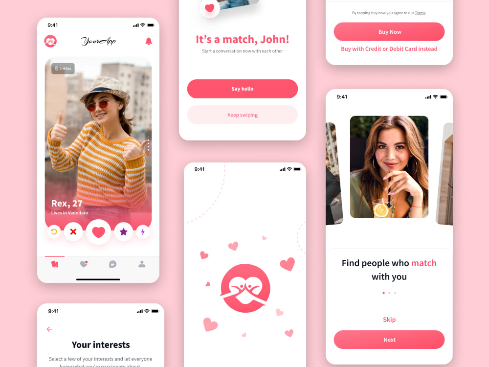 Unique mobile app design in figma | Upwork