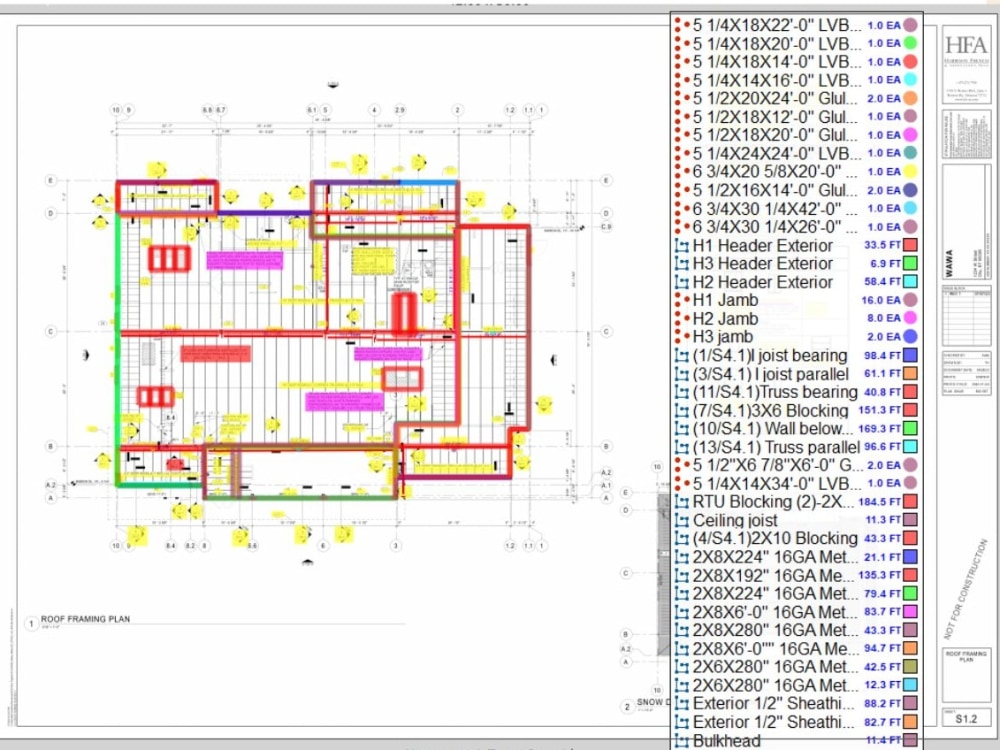 Lumber takeoff using planswift | Upwork