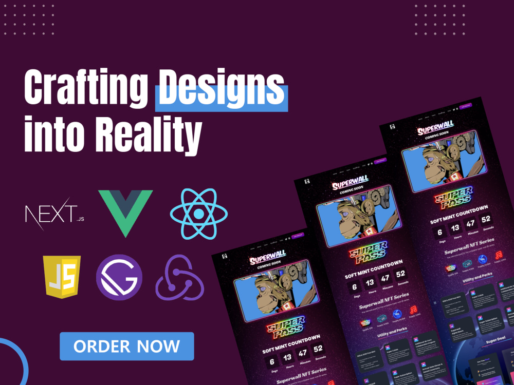 Pixel-perfect design conversion from Figma to JS Frameworks | Upwork
