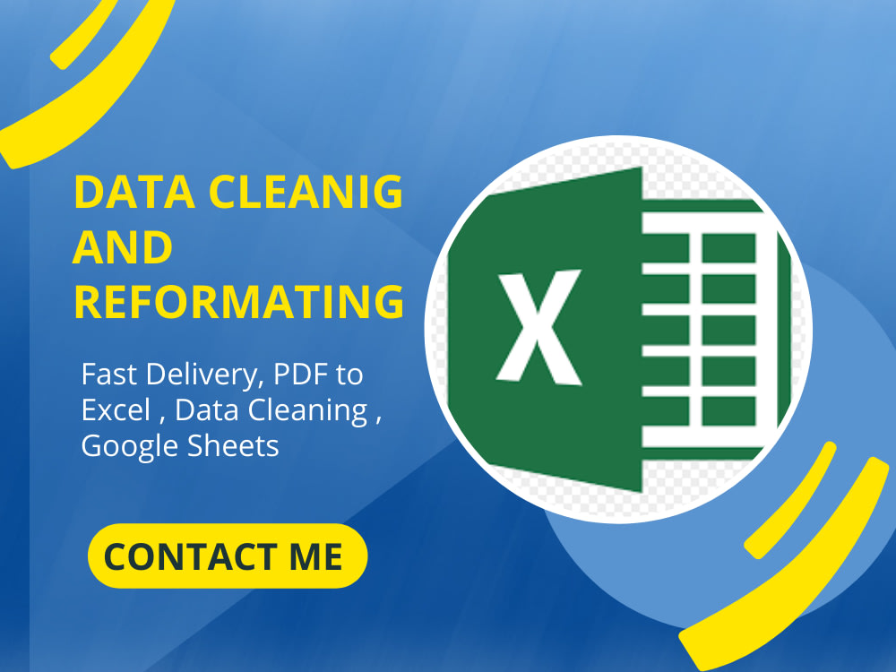 Excel Data cleaning and Re-formating , merge or spilt CVS files | Upwork