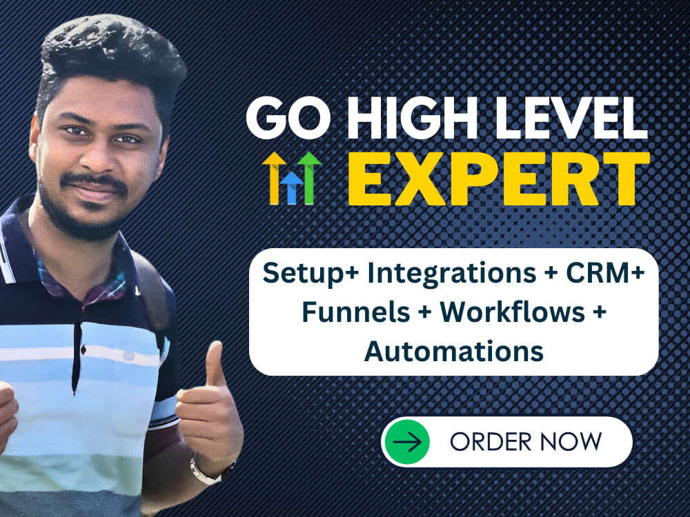 Go High Level setup and automation according to your business | Upwork
