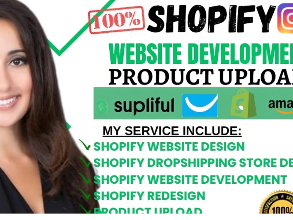 Supliful shopify website label design store shopify supliful dropshiping | Upwork