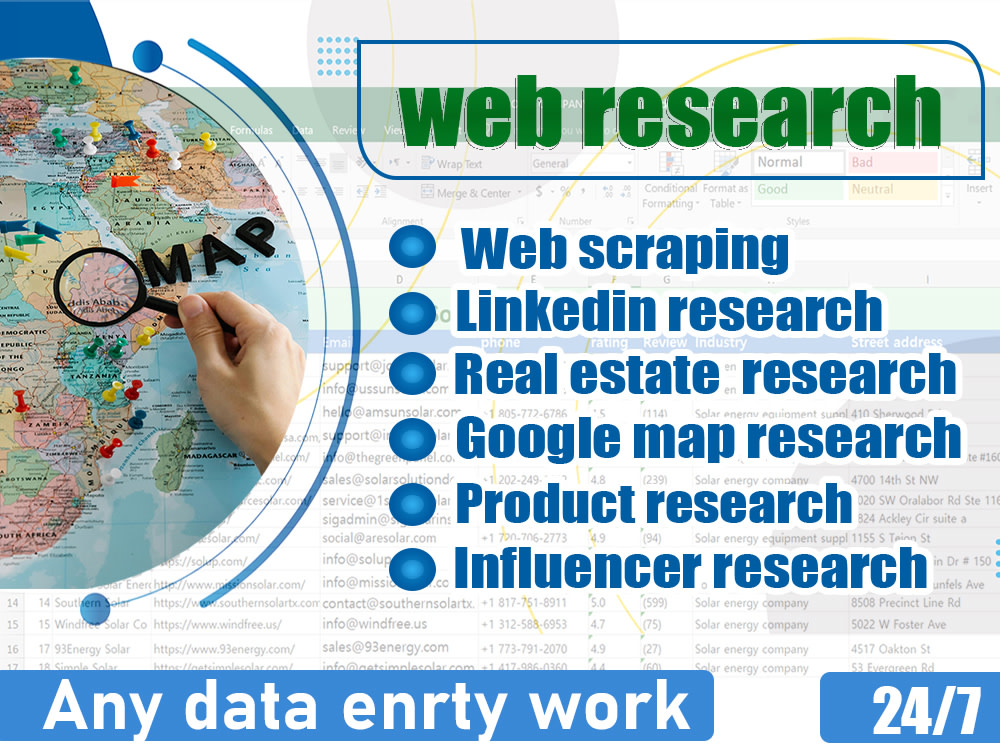 Web research, and lead generate as your Virtual Assistant | Upwork