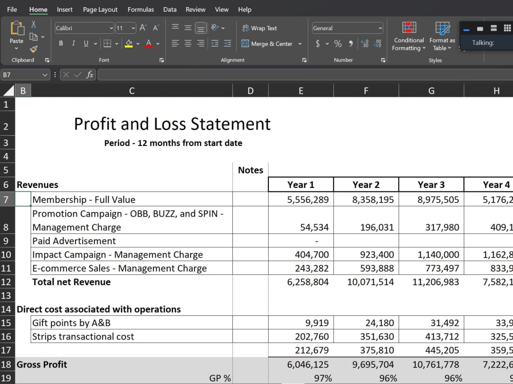 Excel sheets with formulas, formatting, automation, graphs and dashboards | Upwork
