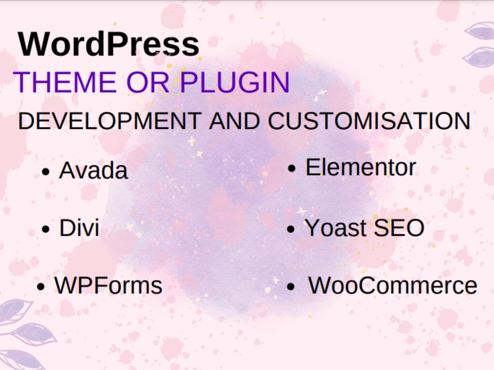 Wordpress Theme Customization Wordpress Website Development Theme Setup