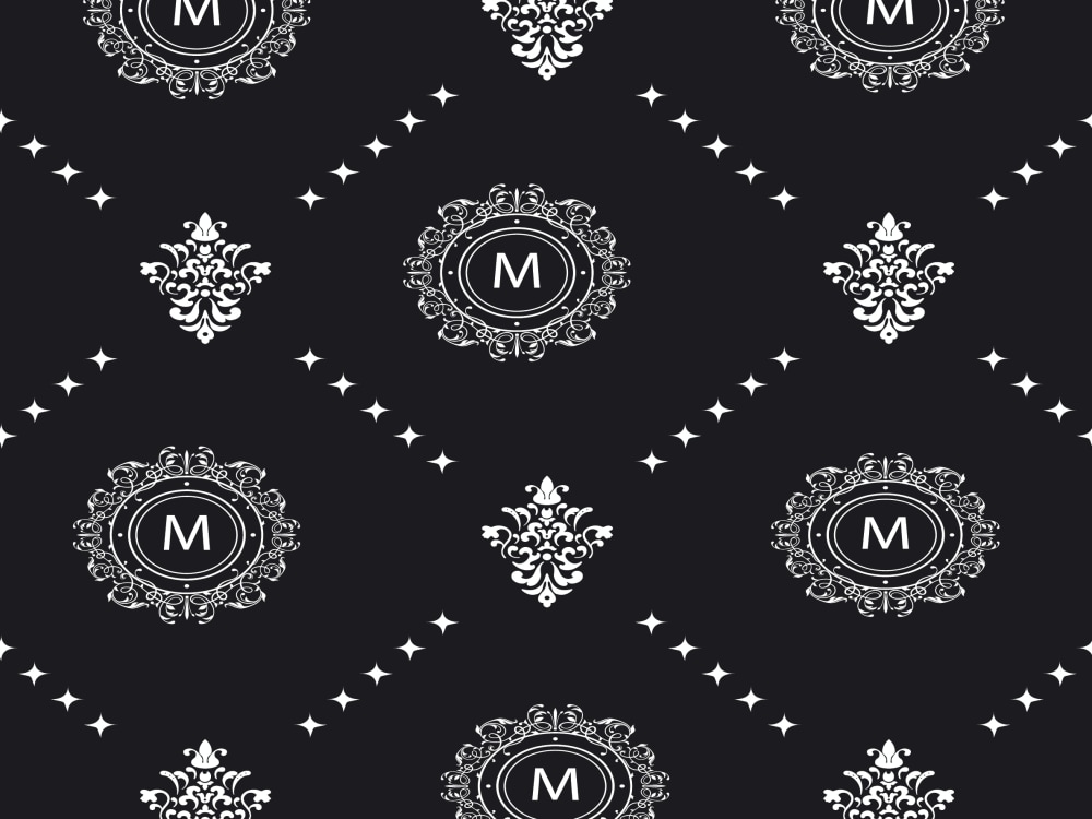 Design a seamless luxury monogram pattern for your brand | Upwork