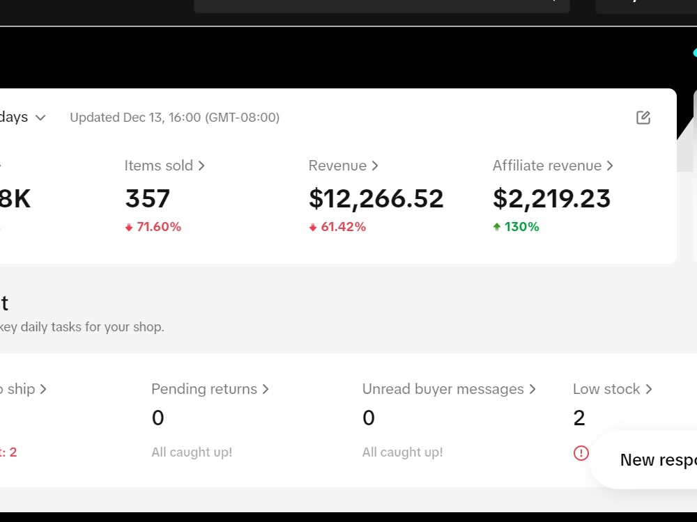Your tik tok shop virtual assistant or marketplace manager | Upwork