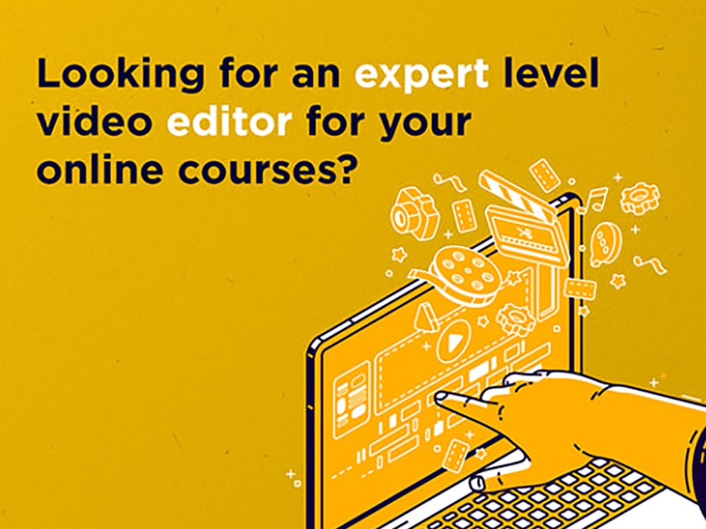 Expert video editing of elearning, online course editing | Upwork