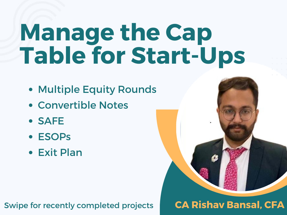 A detailed Cap Table for your Start-up Ownership Structure | Upwork