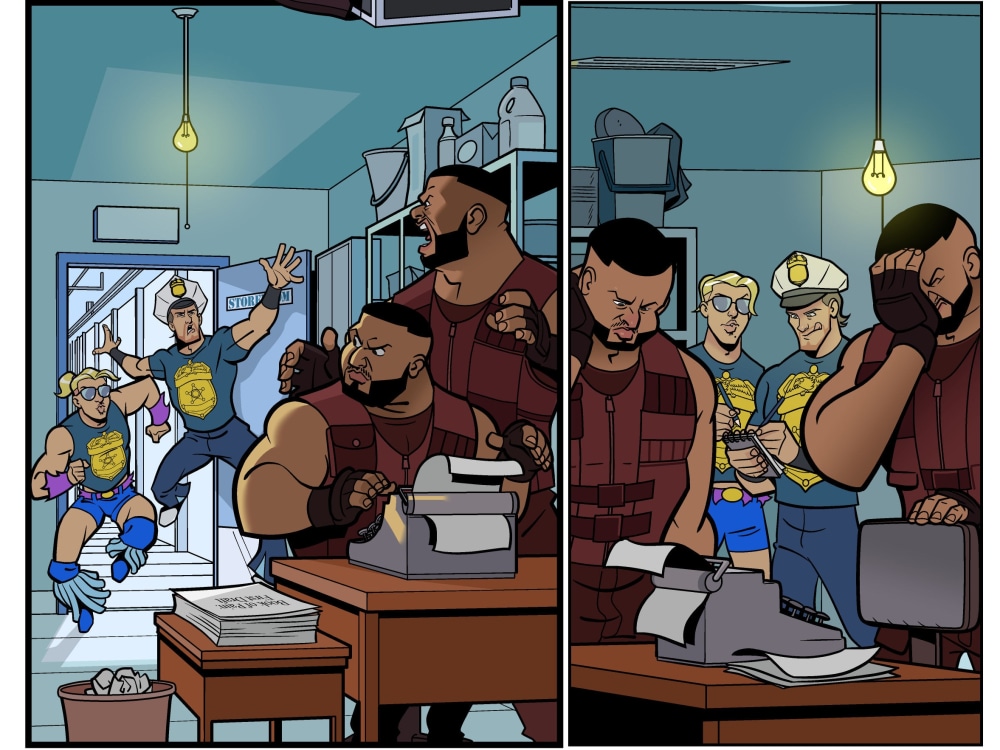 A comic book cover art, fan art, comic book illustration | Upwork