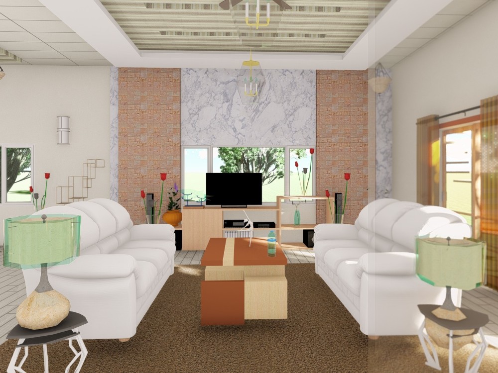 3D architectural floor plan modeling, interior, and exterior renderings ...