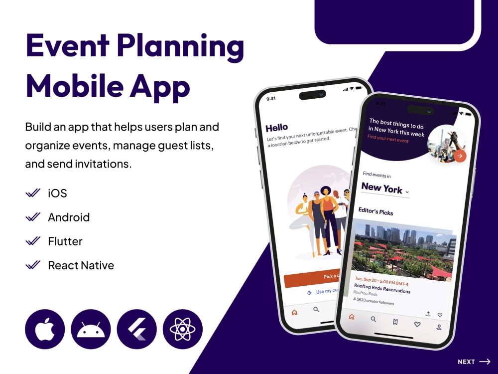 Your custom event app to Make Your Dream Event a Reality | Upwork