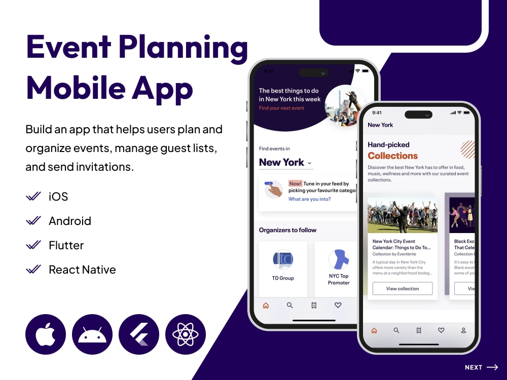 Your custom event app to Make Your Dream Event a Reality | Upwork