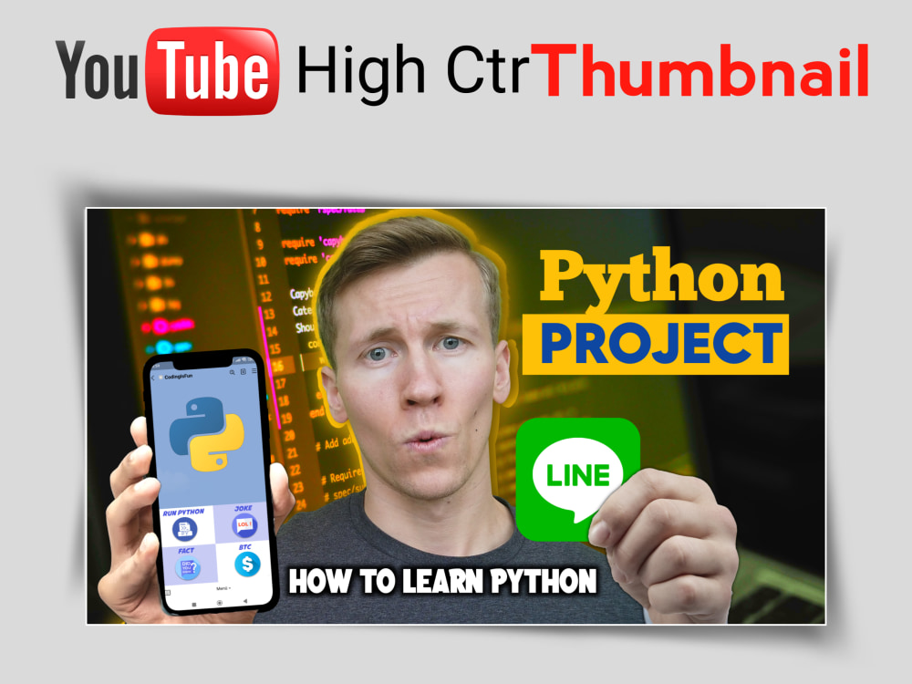Excellent, attractive and High CTR YouTube thumbnail | social media ...