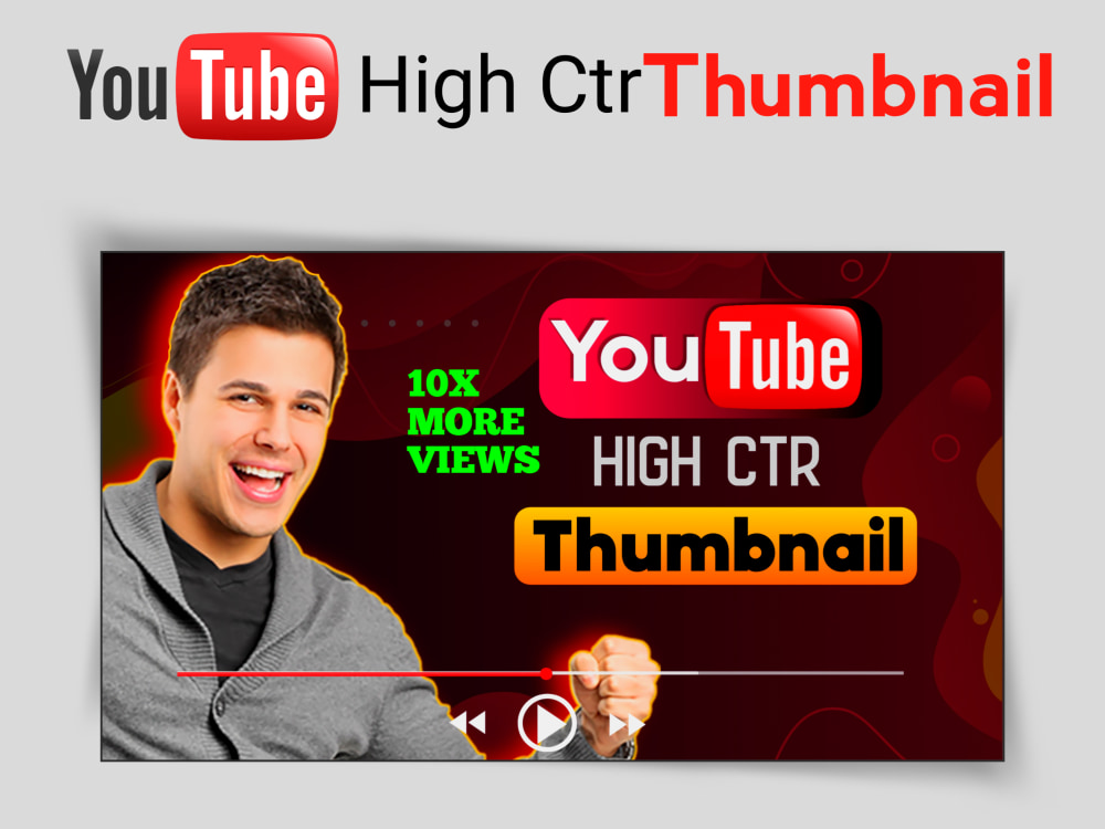 Excellent, attractive and High CTR YouTube thumbnail | social media ...