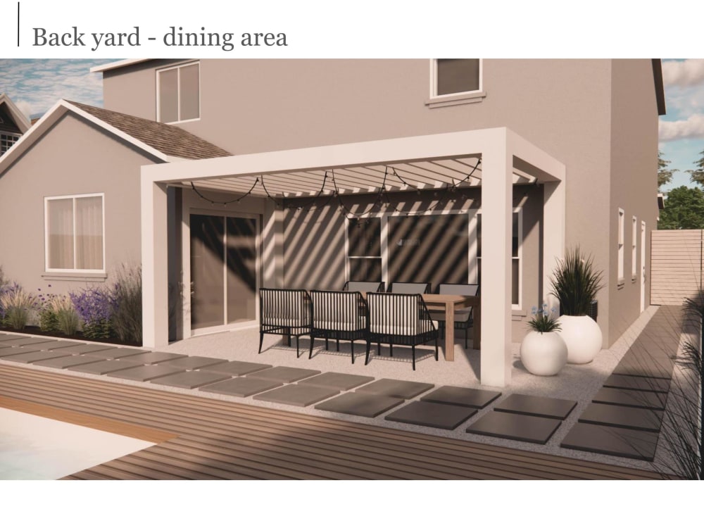 A stunning and professional landscape design for your back yard. | Upwork