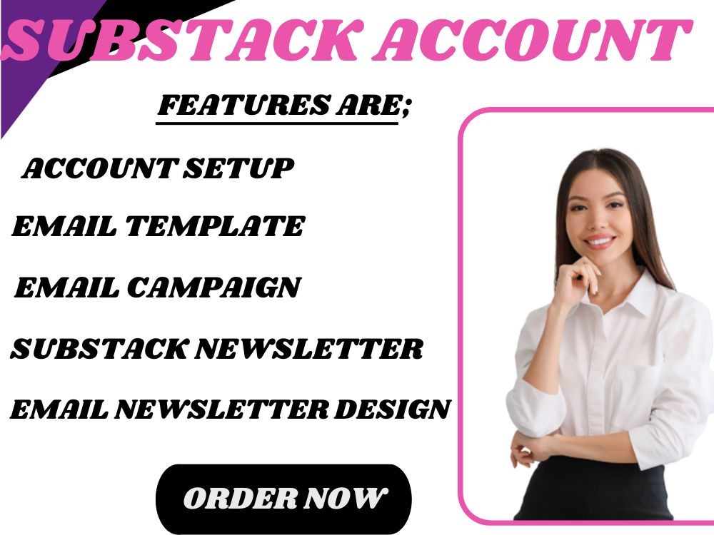 Substack newsletter template, substack account setup, Email campaign ... Substack newsletter template, substack account setup, Email campaign ...