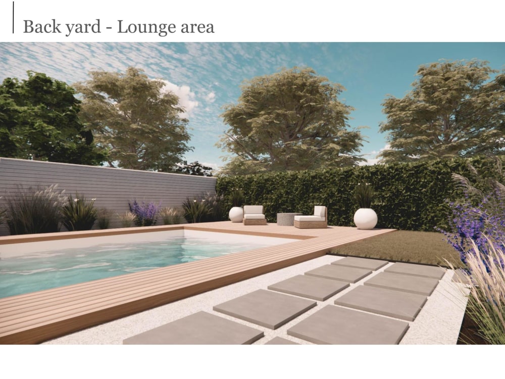 A stunning and professional landscape design for your back yard. | Upwork