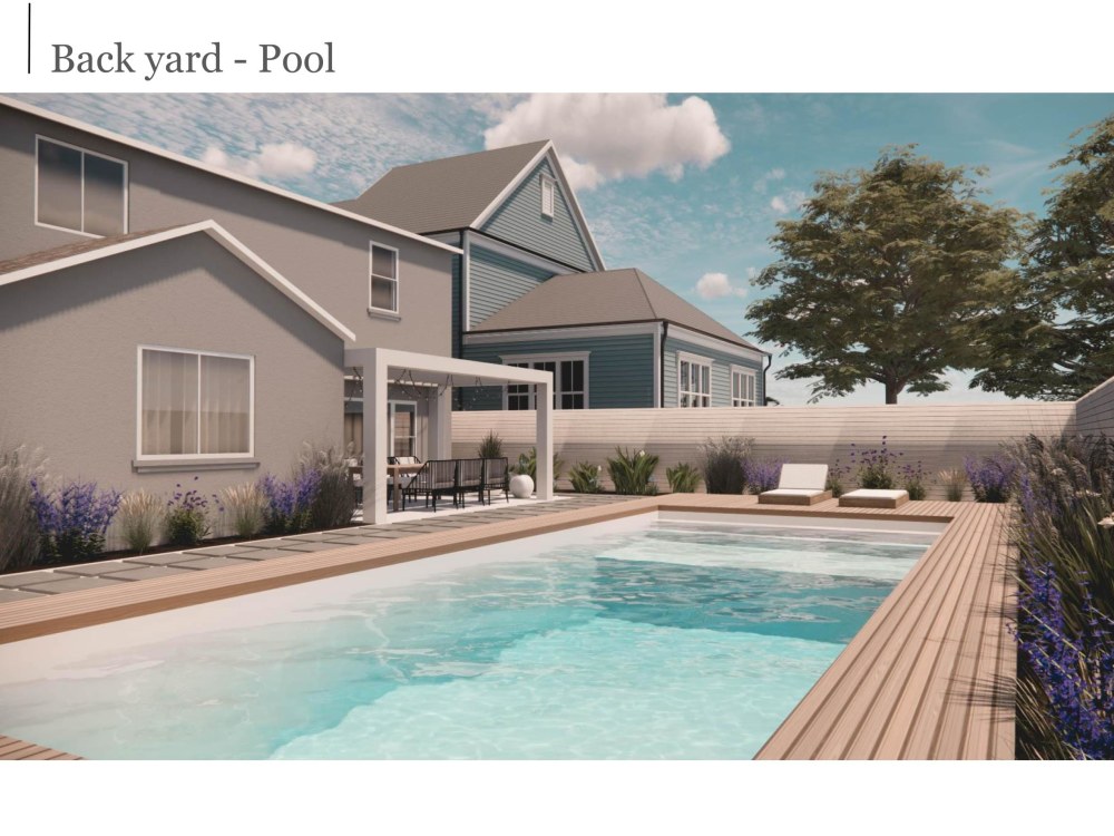 A stunning and professional landscape design for your back yard. | Upwork