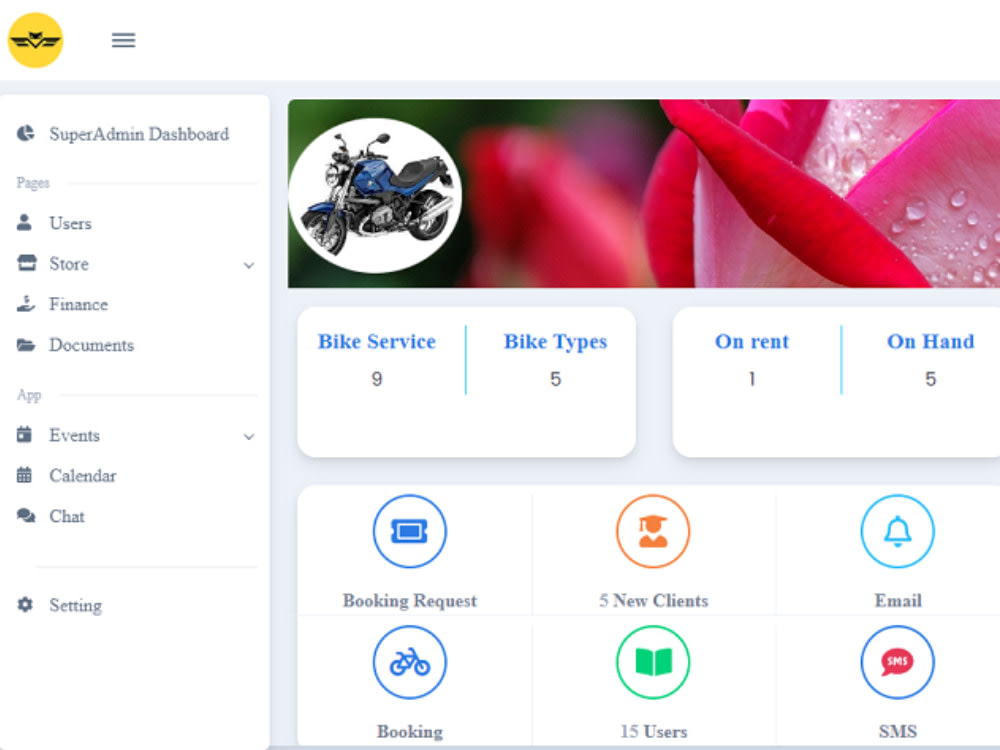 CRM for Business details for bike or vehicle management | Upwork