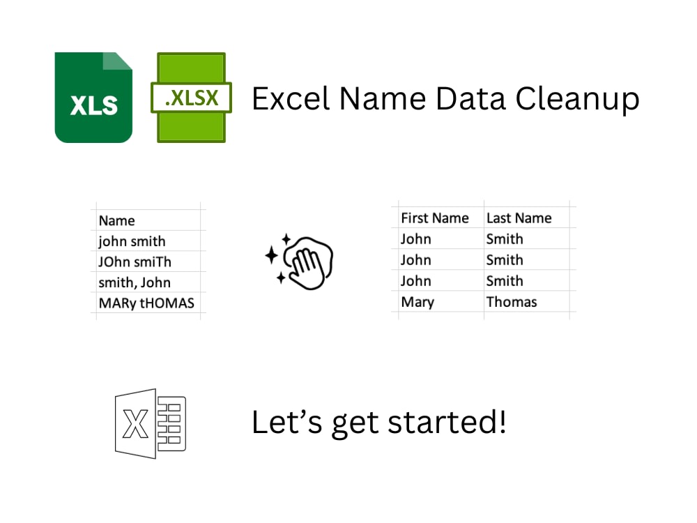 Excel Name Data Transformation | Upwork