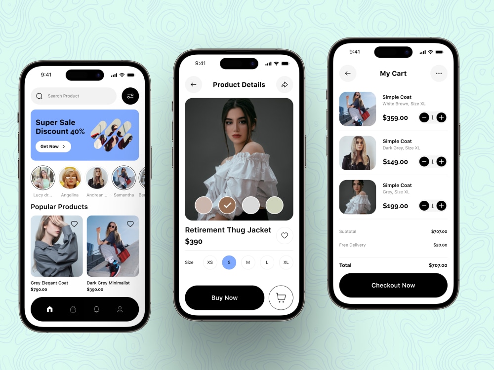 Amazing modern UI UX design for your mobile app and website | Upwork