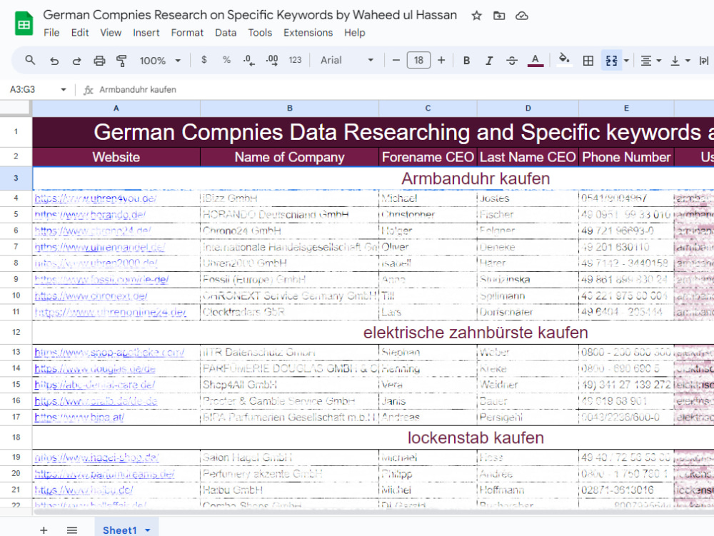 Data Entry Specialist + Web Researcher | 99% Organize, & Boost Output ...