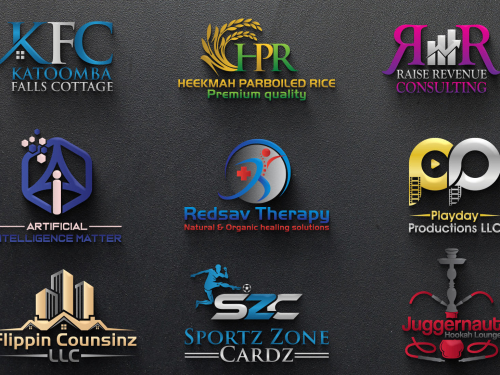 A 2d 3d logo design for your brand company | Upwork