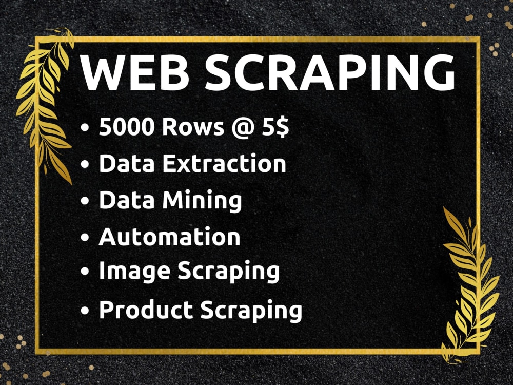 Web scraping and data extraction from any website | Upwork