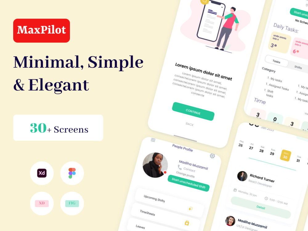 Top-notch UI/UX design for your App, crafted using Figma or XD. | Upwork