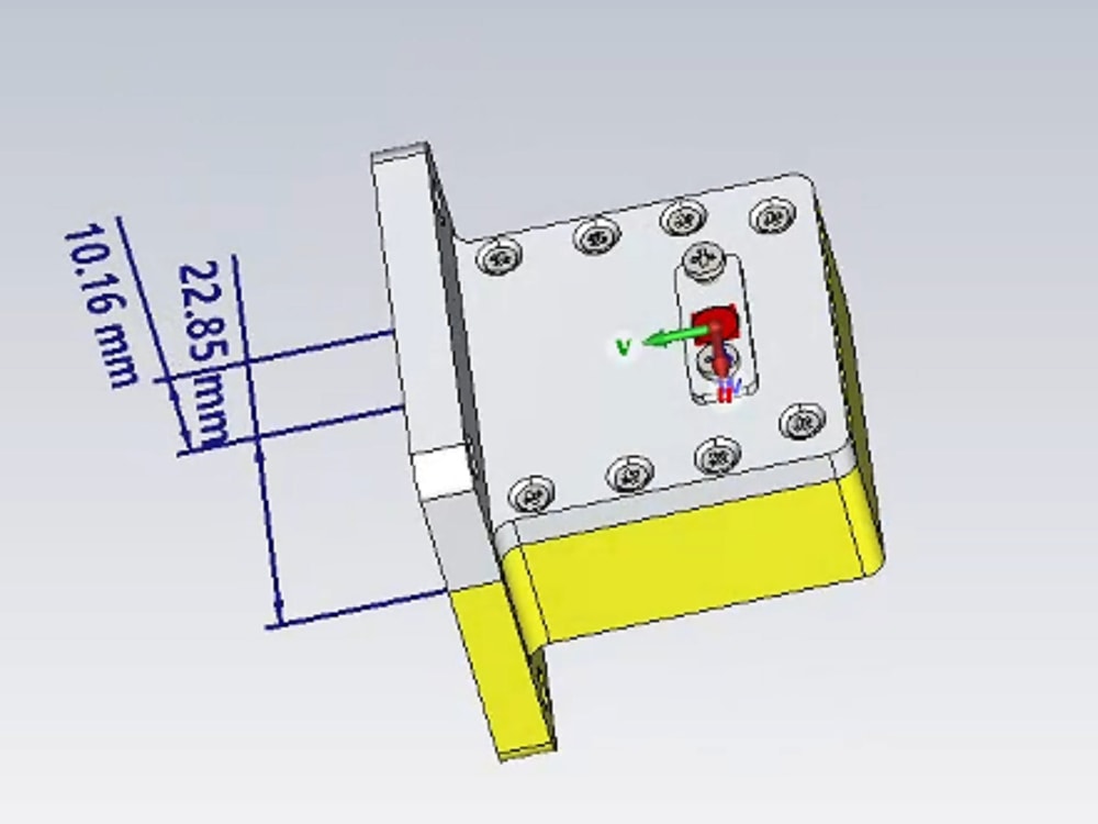 Any Type Of Waveguide To Coax Adaptor Cst Design Upwork